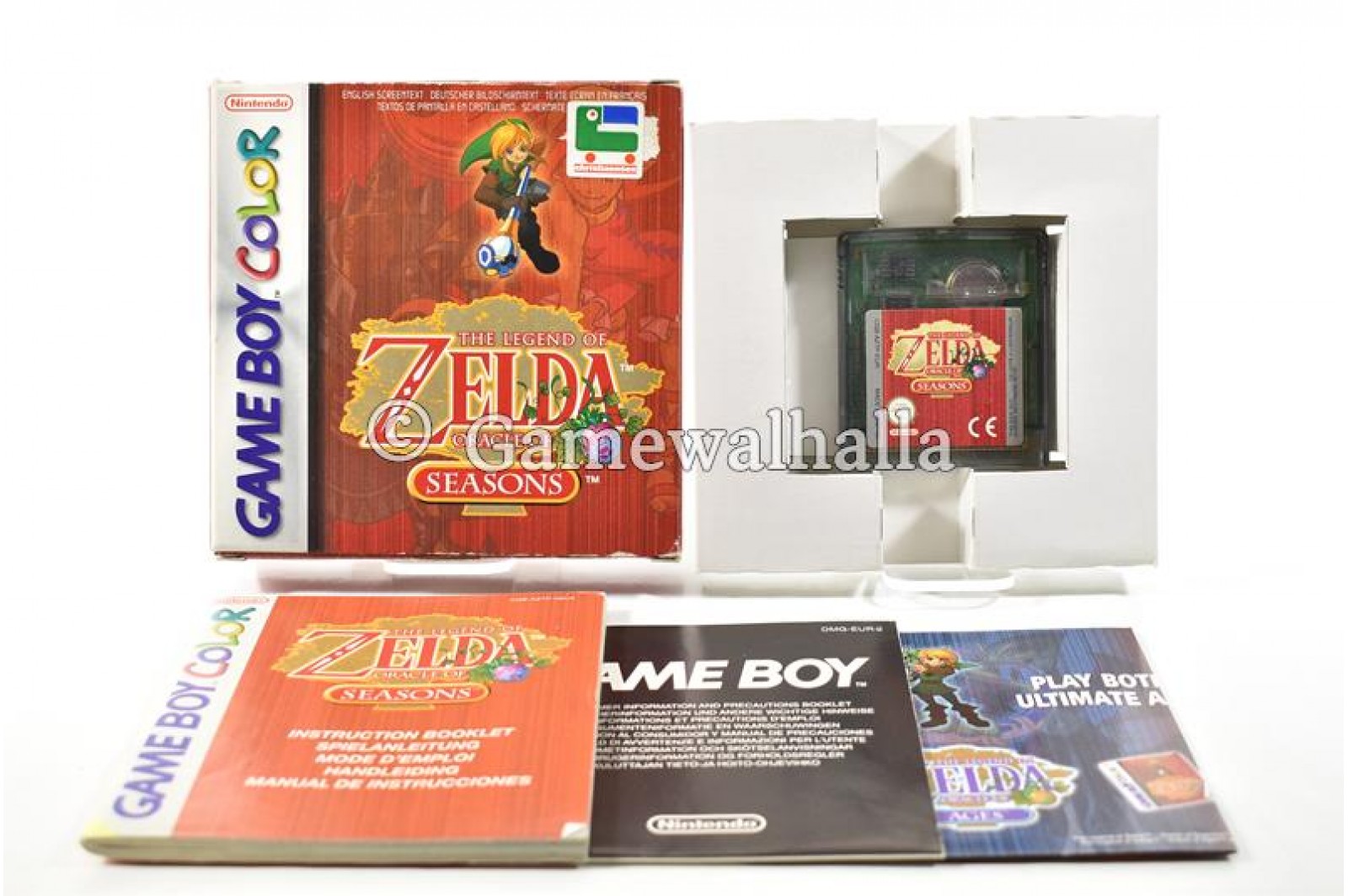 Acheter The Legend Of Zelda Oracle Of Seasons (cib) - Gameboy Color ...